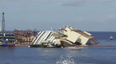 Sinking Boat Flipping Over Time Lapse Loop GIF | GIFDB.com