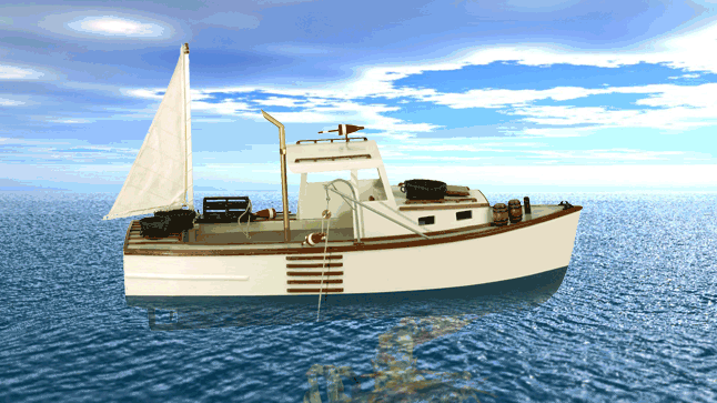 Sinking Boat Ship Rocking Under Attack GIF | GIFDB.com