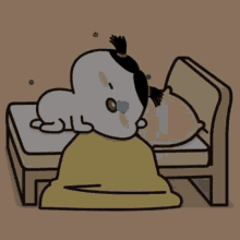 Sleeping And Snoring Quby Sticker GIF | GIFDB.com