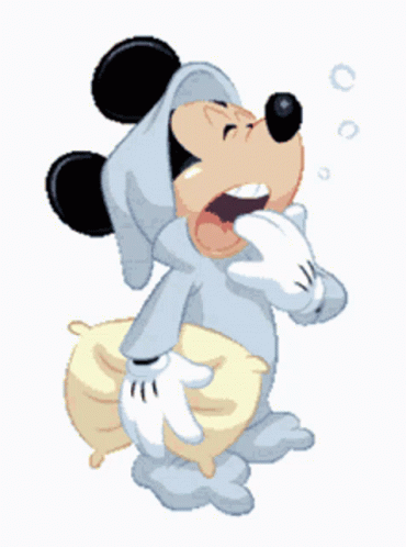 Sleepy Mickey Mouse Yawn GIF | GIFDB.com