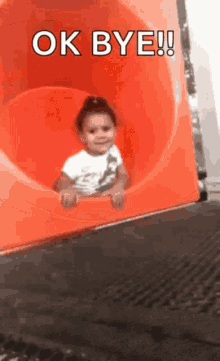Sliding Baby Ok Bye GIF | GIFDB.com