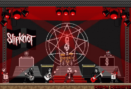 Slipknot Animated Metal Band Concert GIF | GIFDB.com