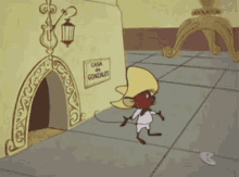 Slowpoke Rodriguez Happy Chase Cat Mouse GIF | GIFDB.com
