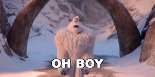 Smallfoot Migo Oh Boy Oh No GIF | GIFDB.com