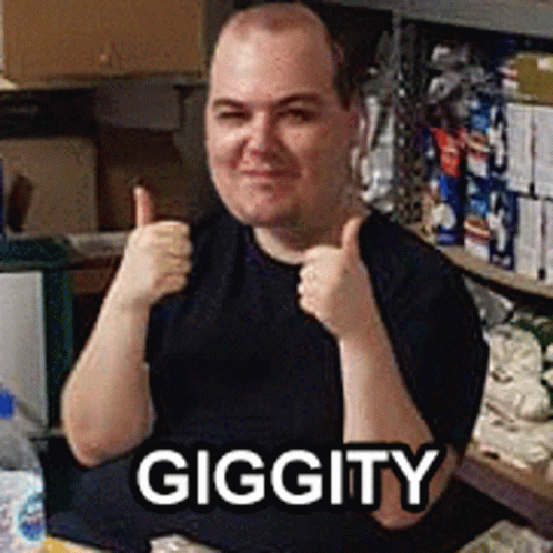 Smiling Guy Thumbs Up Giggity GIF | GIFDB.com
