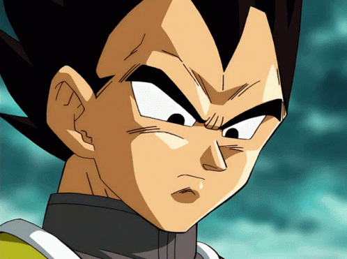 Smirking Vegeta GIF | GIFDB.com