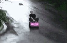 Smooth Drift Pink Funny Car GIF | GIFDB.com