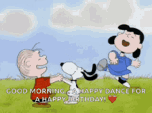 Snoopy And Linus Van Pelt Peanuts Happy Birthday GIF | GIFDB.com