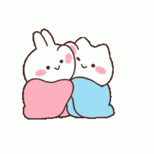 Snuggle Mimi And Neko GIF | GIFDB.com