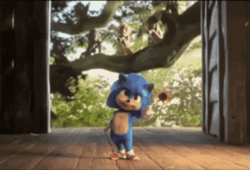 Sonic Holding Sunflower GIF | GIFDB.com