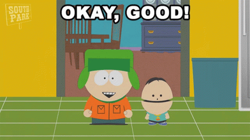 South Park Kyle Broflovski Okay Good Good GIF | GIFDB.com