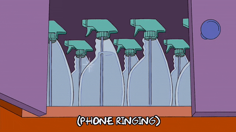 Sparkling Spray Bottles Animation GIF | GIFDB.com