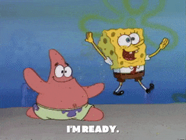 Spongebob And Patrick Star Im Ready Split GIF | GIFDB.com