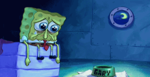 Spongebob Crying Waiting For Gary GIF | GIFDB.com