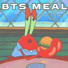 Spongebob Meme Mr. Krabs Bts Meal Krusty Krab GIF | GIFDB.com