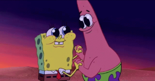 Spongebob Meme Patrick Cute Eyes Wow GIF | GIFDB.com