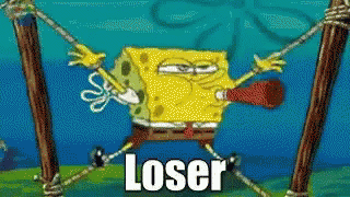 Spongebob Shouting Loser GIF | GIFDB.com