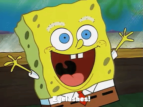 Spongebob Without Eyelashes GIF | GIFDB.com