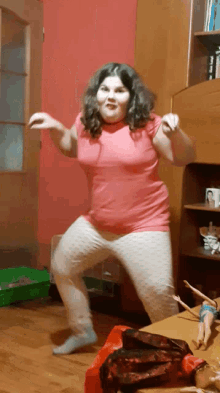 Squatting Girl Funny Dance GIF | GIFDB.com