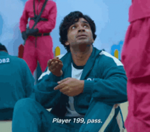 Squid Game Player 199 Pass GIF | GIFDB.com