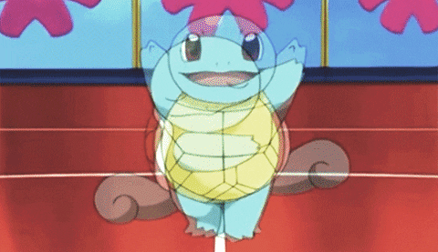 Squirtle Squad Leader Bow GIF | GIFDB.com
