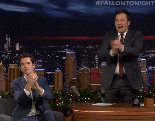 Standing Ovation John Mulaney Jimmy Fallon Tonight GIF | GIFDB.com