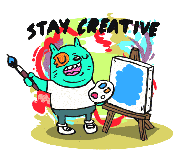 Stay Creative Art GIF | GIFDB.com