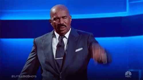 Steve Harvey Pointing GIF | GIFDB.com