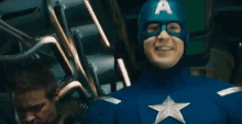 Steve Rogers Captain America Smile Thumbs Up GIF | GIFDB.com