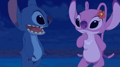 Stich And Angel Break Dancing GIF | GIFDB.com