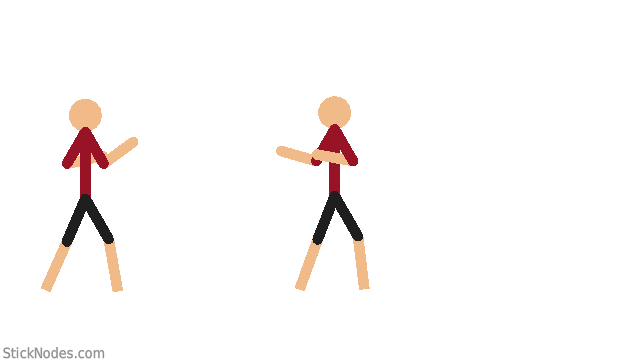 Stick Men Fighting Animation GIF | GIFDB.com