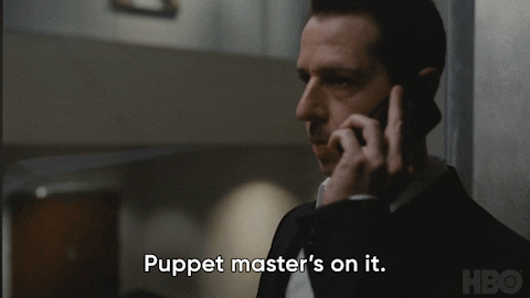 Succession Kendall Roy Puppet Master GIF | GIFDB.com