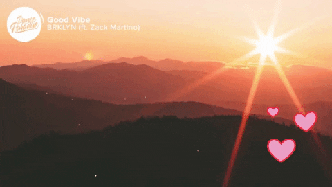 Sunrise Sending Good Vibes Artwork GIF | GIFDB.com