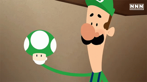 Super Mario Luigi Mushroom Toad Parody GIF | GIFDB.com