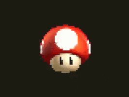 Super Mario Mushroom Spinning GIF | GIFDB.com