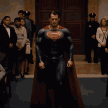 Superman Walking Into A Court GIF | GIFDB.com