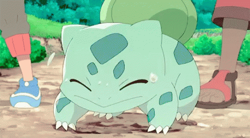 Surprised Pokémon Bulbasaur GIF | GIFDB.com