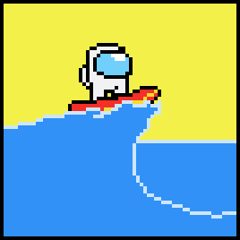 Sus Among Us Surfing GIF | GIFDB.com