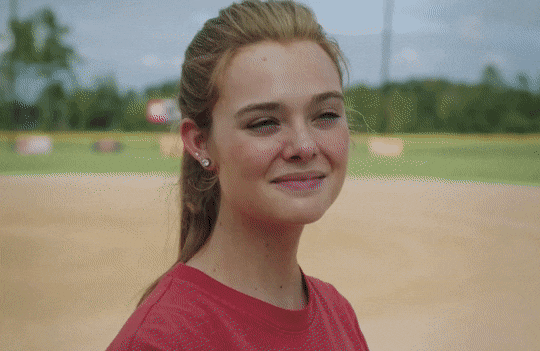 Sweet Smile Elle Fanning Waving GIF | GIFDB.com