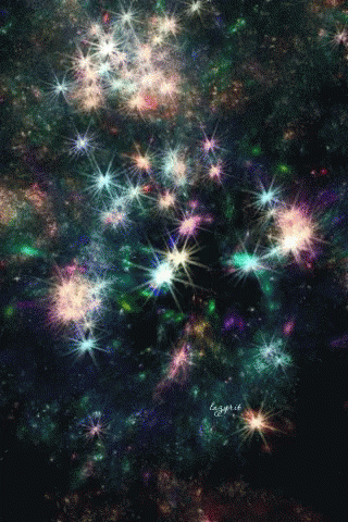Swirling Glitter Animated Stars GIF | GIFDB.com