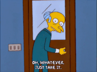 Take My Money The Simpsons GIF | GIFDB.com