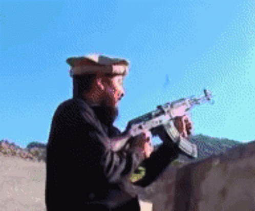 Taliban Gun Fire Shooting GIF | GIFDB.com