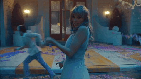Taylor Swift Me Music Video Paint Splash GIF | GIFDB.com