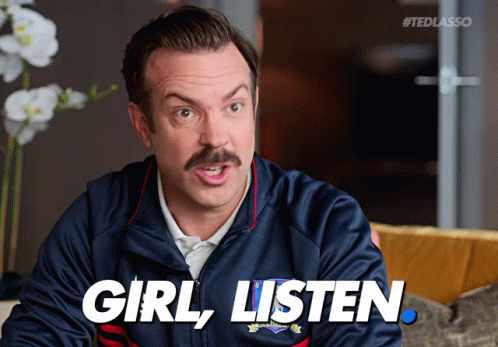 Ted Lasso Girl Listen GIF | GIFDB.com