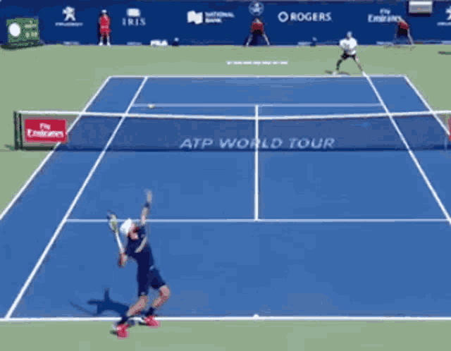 Tennis Fail Serve Paire
