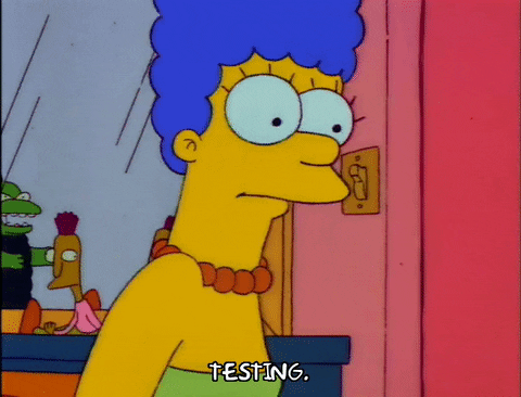 Testing Mic Marge Simpsons GIF | GIFDB.com