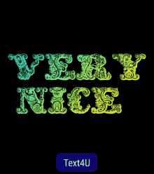 Text4u Colorful Very Nice Text GIF | GIFDB.com