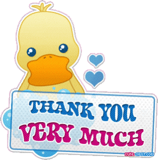 Thank You Cute Adorable Duckling Fun Art GIF | GIFDB.com