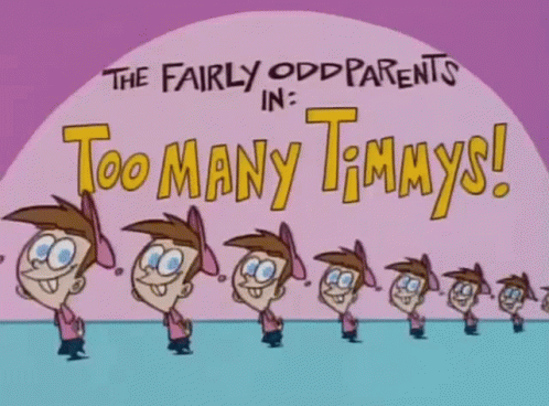 The Fairly Oddparents Timmy Clones GIF | GIFDB.com