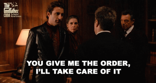 The Godfather Vincent Corleone Take Care Gif Gifdb